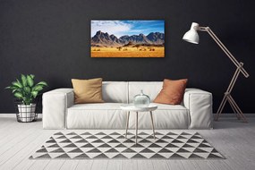 Obraz na plátně Poušť Hory Krajina 140x70 cm