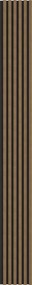 Mexen Lam-B, akustické stěnové lamely 275 × 30 cm, HDF deska 4 mm, technická dýha, ořech přírodní, S100-275307-3015-016