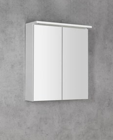 Aqualine Aqualine, KAWA STRIP Galerka s LED osvětlením 60x70x22cm, bílá, WGL60S