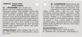 TEDDIES Antistresový míček pavouk 10 cm / Antistresová hračka / Na bat