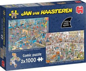 Jumbo puzzle jvh renovace a diy obchod 2x1000 dílků