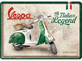 Postershop Plechová pohlednice - Vespa (Italian Legend)