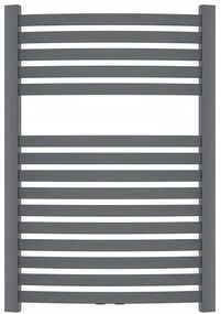 Invena, koupelnový žebříkový radiátor 540x800 mm 404W, grafitová, UG-02-080