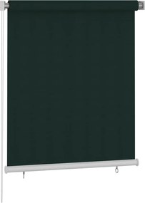 Venkovní roleta 125 (Š) x 140 (V) cm tmavě zelená HDPE 312812
