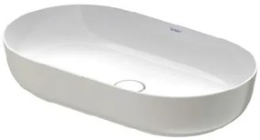 Duravit Luv - Umyvadlo na desku, 700x400 mm, bez přepadu, WonderGliss, bílá/matná šedá 03797023001