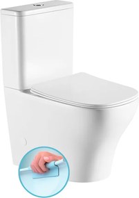 Sapho Sapho, BELLO RIMLESS WC kombi mísa s nádržkou, spodní/zadní odpad