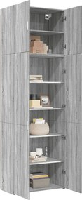 Skříň highboard šedá sonoma 80 x 42,5 x 249 cm kompozitní dřevo 3281369