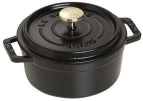 Staub Cocotte hrnec kulatý 12 cm/0,4 l černý, 1101225