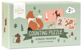 A Little Lovely Company Puzzle Forest Friends počítání od 1 do 10