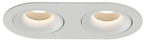 ACB Iluminacion Zapuštěné LED svítidlo MUSCA, š. 21 cm, 2xGU10 8W Barva: Bílá