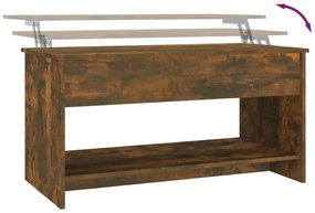 Konferenční stolek kouřový dub 102x50x52,5 cm kompozitní dřevo - Default Title