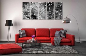 Pětidílný obraz pampeliška Velikost (šířka x výška): 150x70 cm