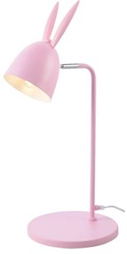 ACA DECOR Dětská stolní lampička BUNNY - Králíček max.  40W/E27/230V/IP20, růžová