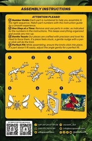 EscapeWelt 3D dřevěné puzzle Motýl