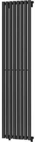 Mexen Nevada designový radiátor 1800 x 480 mm, 940 W, Černá - W201-1800-480-00-70