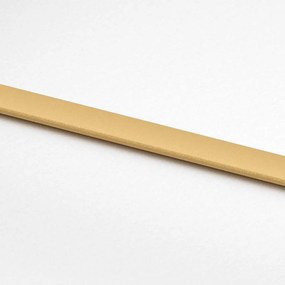 Posuvné dveře zlaté 102,5 x 205 cm mléčné ESG sklo a hliník 155183