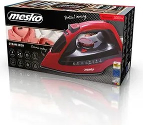 Mesko MS 5031 černo červená / Napařovací žehlička / 3000W / 400 ml / p