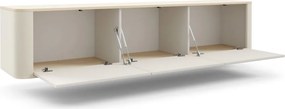 TV stolek Trenza kašmír/dub Vicenza na nožkách 200 cm