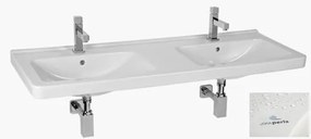 Jika Cubito umyvadlo 130x48,5 cm dva otvory pro baterii h8144201001041 1442.0.100.104.1
