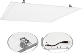 Ecolite Bílý vestavný LED panel 62 x 62cm 45W LED-GPL44-45/PD/BI