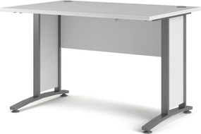 FALCO Psací stůl Office 80400/70 bílá/silver grey