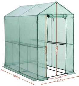 Foliovník 190 x 186 x 120 cm Dekorhome
