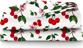 Ervi bavlněné prostěradlo - Třešně