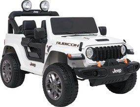 Ramiz Jeep Wrangler Rubicon LIFT elektrické autíčko pro děti bílé