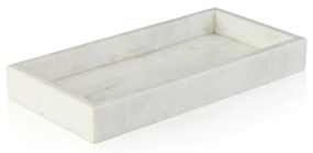 Mramorový podnos Marble Tray White 30x15 cm Humdakin