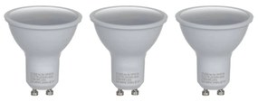 LUUMR Smart LED, sada 3 kusů, GU10, plast, 7W, opál, 827, Tuya