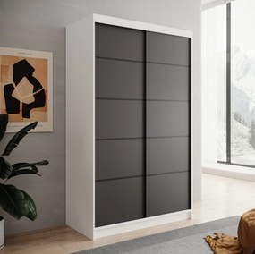 ADRK Furniture Posuvná skříň Lizi 120 ADRK-SW-LIZ-120-WB