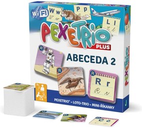EFKO Hra Pexetrio Abeceda 2 plus 54 dílků *SPOLEČENSKÉ HRY* ef8821