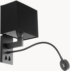 Nástěnné svítidlo's LED čtecí lampičkou Bronze