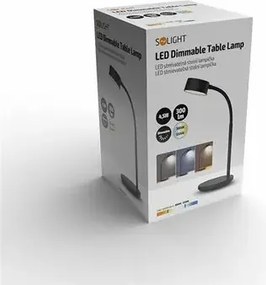 Solight WO3000-B LED stolní lampička černá / 4.5W / 300lm / 3CCT / pod