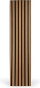 Dřevěný akustický panel, 2400 x 600 mm, B2BP012, dub koňakový