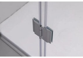 BPS-koupelny Čtvercový sprchový kout HYD-SK1180A 80x80 chrom/transparent - bez vaničky