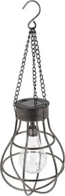 Závěsná retro solární lampa 27 cm
