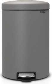 Odpadkový koš s pedálem NewIcon 20 l mineral concrete grey