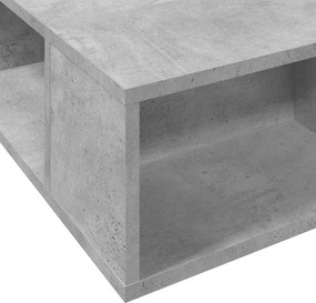 Rám postele betonově šedý 75 x 190 cm kompozitní dřevo 3280534