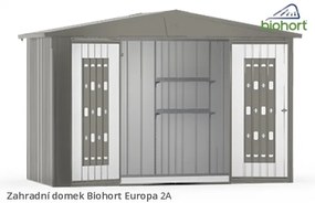 Biohort Zahradní domek EUROPA 2A Barva: tmavě šedá metalíza
