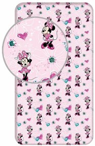 Jerry Fabrics Prostěradlo Minnie Flowers 02 90x200x25 cm