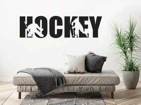Hockey samolepka na zeď 40 x 11 cm