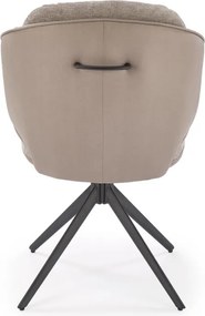 Otočné jídelní křeslo K554 popelavě šedé