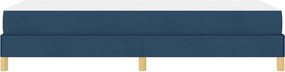 Postel s boxspringem s matrací Modrá 80 x 200 cm textil 3398527