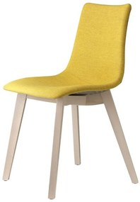 SCAB - Židle ZEBRA POP NATURAL - žlutá/bělený buk