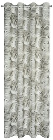 ZATEMŇOVACÍ ZÁVĚS NA KROUŽCÍCH ZORA 140X250 CM LISTY