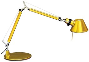 Stolní lampa Tolomeo Micro Tavolo - Artemide Barva: Zlatá, Varianta svítidla:: E14 led žárovka