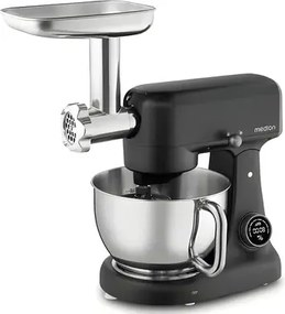Medion MD12600 černá / Kuchyňský robot / 800 W / 4,6 l / 8 rychlostí /