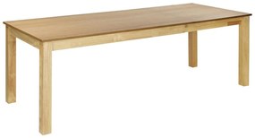 Rozkládací jídelní stůl 160/240 x 90 cm světlé dřevo MADURA Beliani