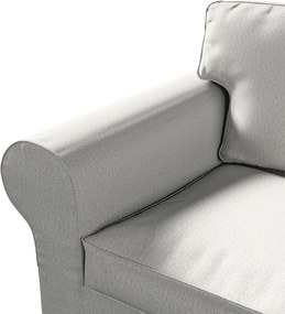 Potah na pohovku IKEA  Ektorp 2-místná, rozkládací, STARÝ MODEL barva šedá látka pletený vzor